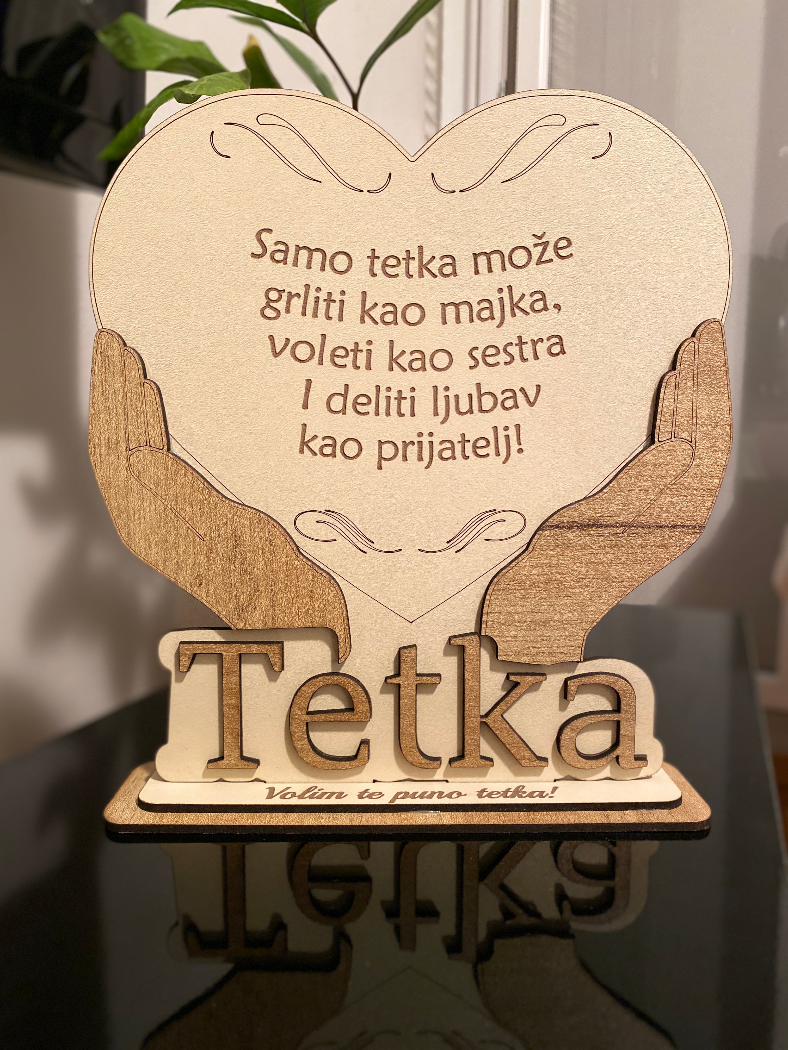 Ukrasni stalak - tetka – Moja Poklon Kutija